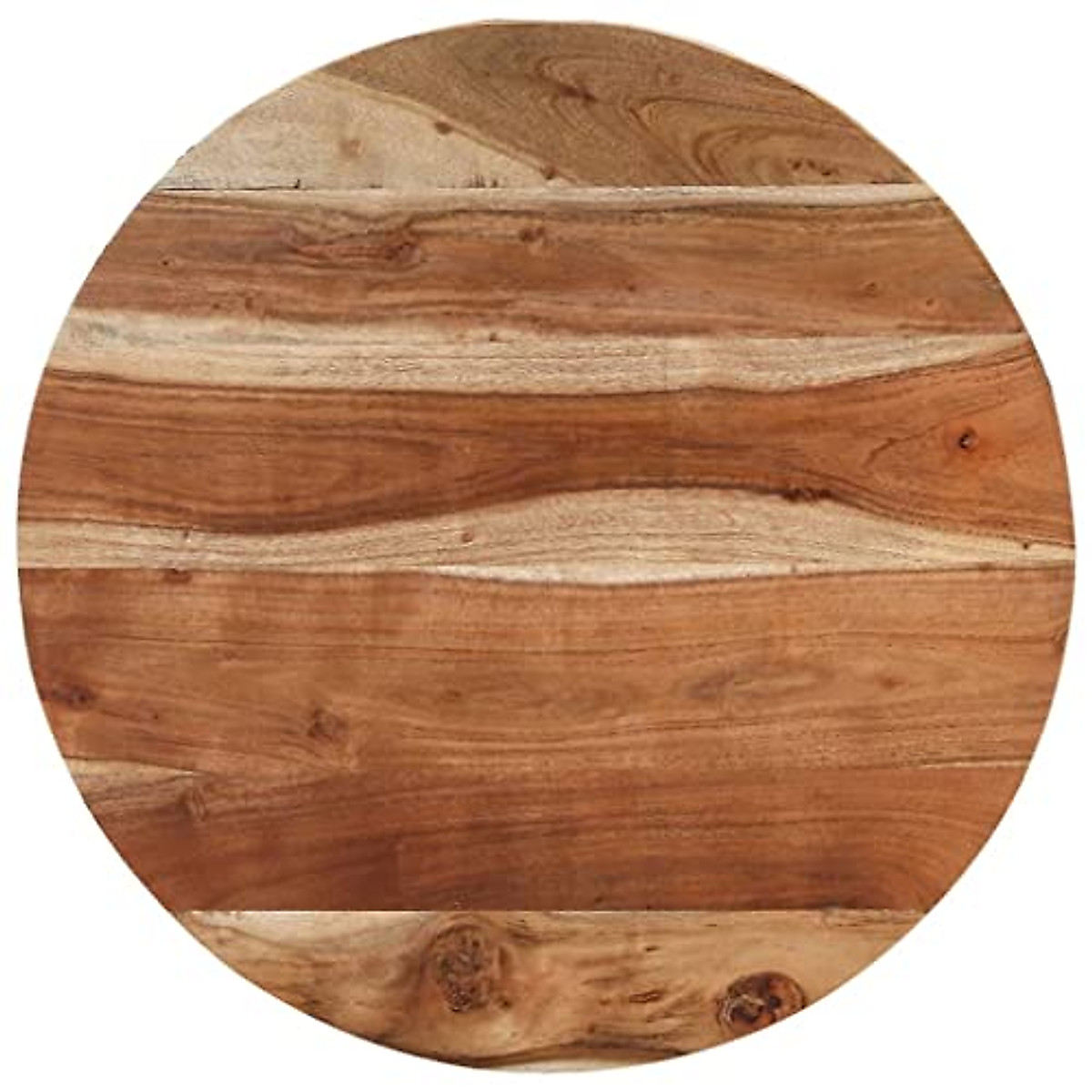 QJBSAVVA Coffee Table Ø26.8 Solid Acacia Wood,Bedside Tables Side Tables End Tables Entrance Tables Suitable for Meeting Rooms, Reception Rooms, Offices