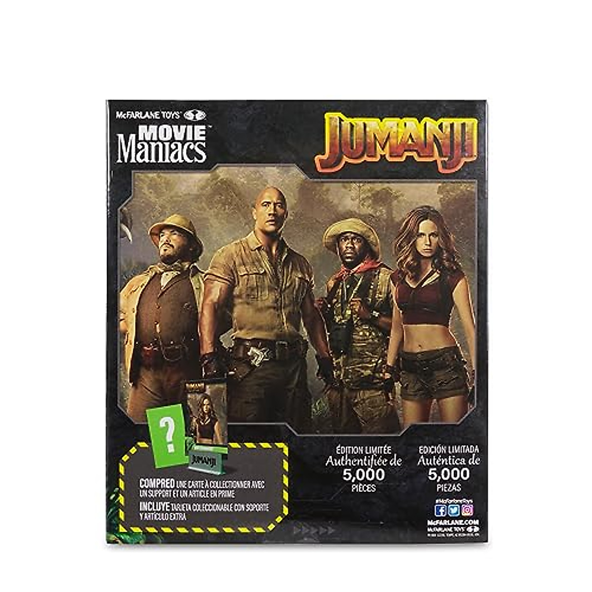 McFarlane Toys - Movie Maniacs Ruby Roundhouse (Jumanji) 6in Posed Figure