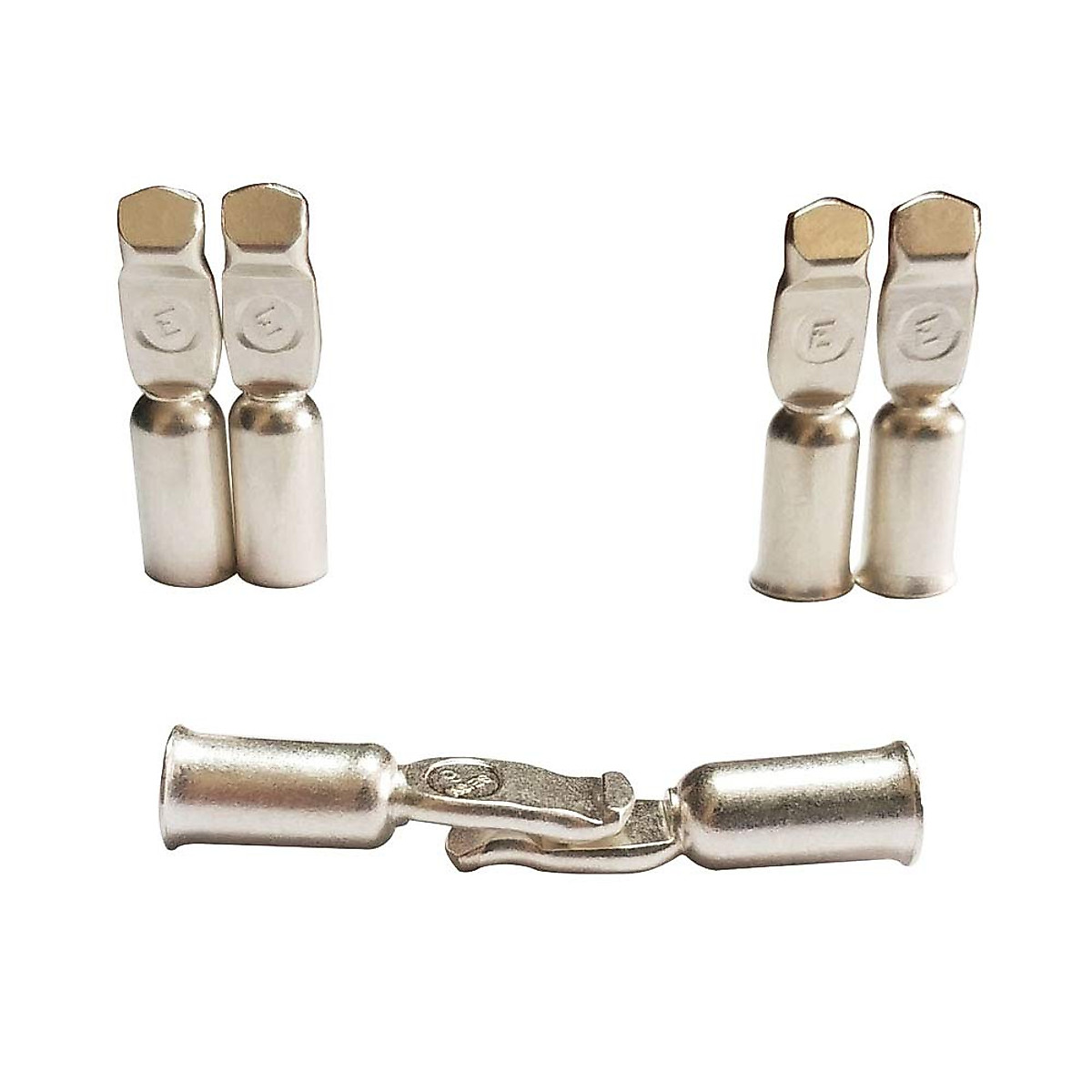 Sunshine 50 Amp Grey Din Connector Battery Charger with 8AWG Silver Plated Copper Terminals