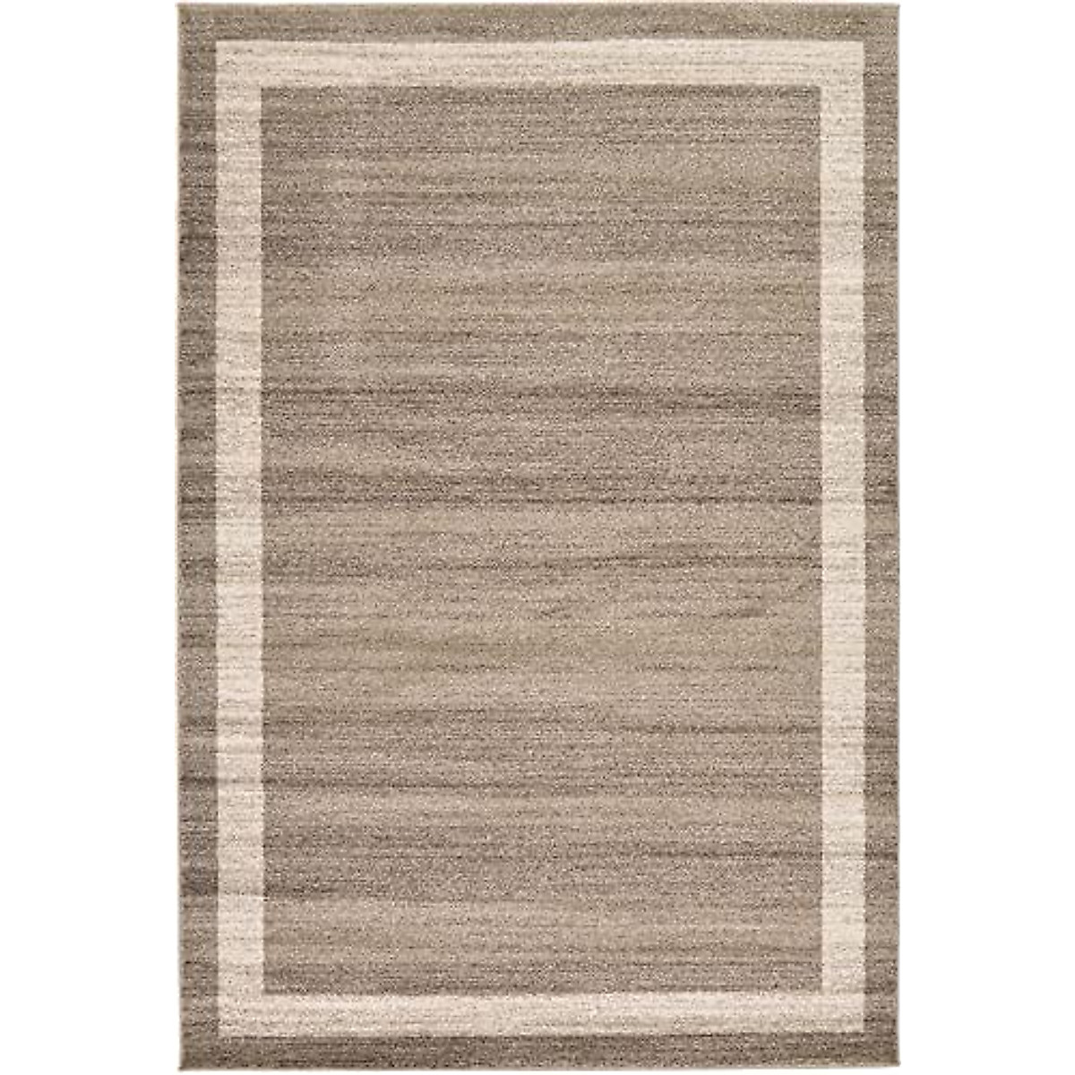 Rugs.com Angelica Collection Rug – 6' x 9' Light Brown Medium Rug Perfect for Bedrooms, Dining Rooms, Living Rooms