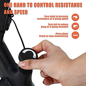 Exercise Bike Recumbent Cycling Bike Indoor Cycle Stationary Workout Equipment with Multi-Speed Adjustment of Resistance and Pulse LCD Display for Home Office