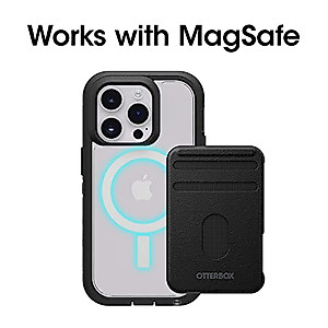 OtterBox IPhone 14 Pro Max (ONLY) Defender Series XT Case - BLACK CRYSTAL, Screenless, Rugged , Snaps to MagSafe, Lanyard Attachment