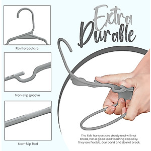 Utopia Home 60 Pack Kids Hangers - 11.5 Inch Plastic Baby Hangers for Closet - Childrens Hanger for Clothes & Infant Hanger for Closet - for Everyday Standard Use (Green)