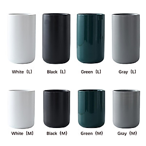 XUT Cooking Utensil Storage Crock Chopsticks Holder Decor For Countertop Kitchen Utensils Ceramic Cutlery Caddy Organizer