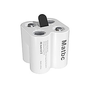 Matbc Rechargeable Batteries for Arlo, Unique 4in1 Design of 123A Camera Batteries, Replacemen with arlo Security Camera System VMK 3200/VMC3030/VMS3330/3430/3530 Battery, 4Pack 3000mAh Upgraded