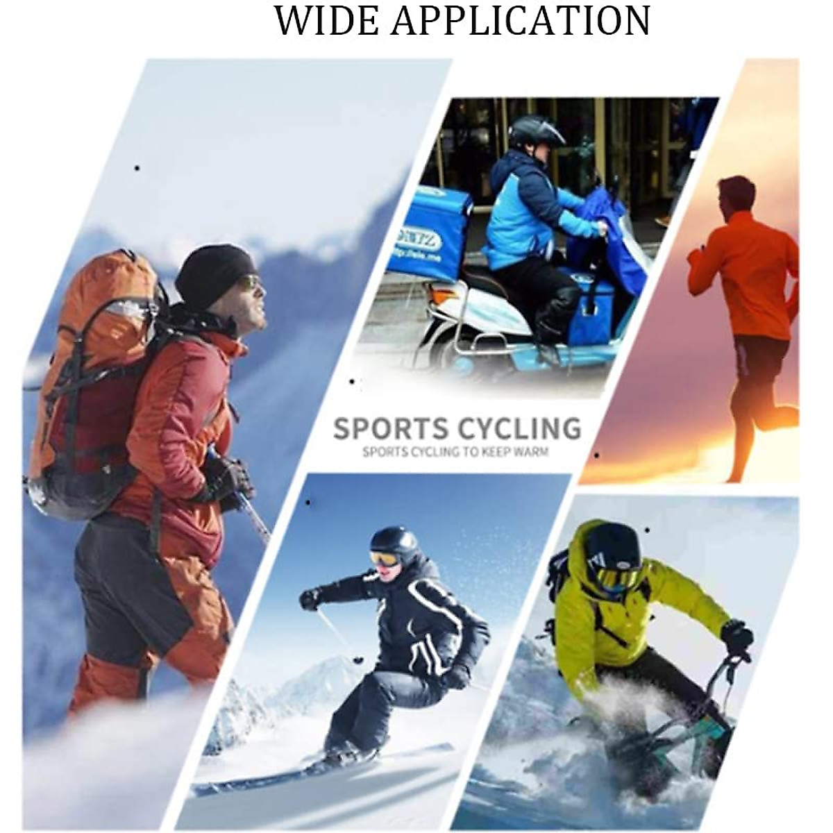 Angjiny Winter Gloves Men Women Touch Screen Glove Cold Weather Warm Gloves Freezer Work Gloves Suit for Running Driving Bike Cycling Working Hiking