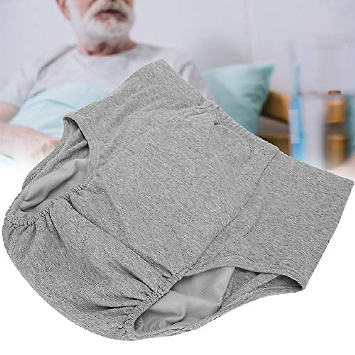 Adult Cloth Diaper, Soft Cloth Diapers for Adults Elderly Cloth Diaper Nappy Care Incontinence Care Panties Reusable Cloth Diaper Cover Washable Underwear for Elderly Patients Pregnant Women Pants (L)