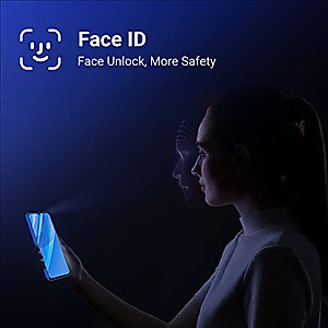 Xgody X14 Unlocked Smartphones, 6.52 Inch Large Screen 4G Dual Sim Mobile Phones, Dual 5MP + 256GB Extended Storage Cheap Cell Phones, Android 9.0 OS, 3000mAh Massive Battery, Face Recognition (Blue)