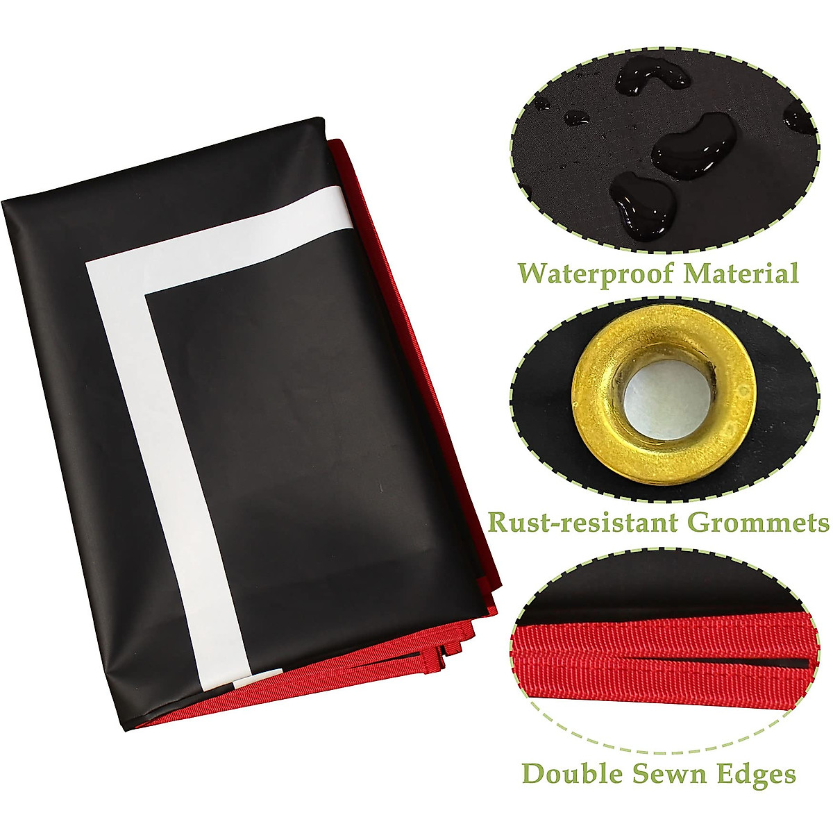 Mini Tang Baseball Batting Cage Backstop Baseball Softball Backstop with Strike Zone and Catcher Image 4'x6' Waterproof Baseball Backstop for Pitching.