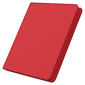 Ultimate Guard Zipfolio 480 – 24 Pocket XenoSkin (Quadrow) Red