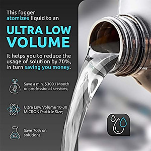 Createch Commander Tri Jet ULV Sprayer Non Thermal Cold Indoor and Outdoor Professional Fogger Machine