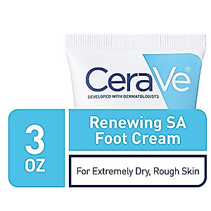 CeraVe Foot Cream with Salicylic Acid | 3 oz | Foot Cream for Dry Cracked' | Fragrance Free