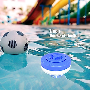 Large Pool Chlorine Floater for Chlorine Tablets 3 Inch with Thick Plastic, Adjustable Flow Vents Chlorine Dispenser