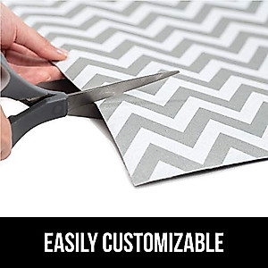 Gorilla Grip Quick Dry Waterproof Under Sink Mat Liner, Slip Resistant, Non-Adhesive, Absorbent Mats for Below Sinks, Durable Shelf Liners to Protect Cabinets, Machine Washable, 24x30, Charcoal