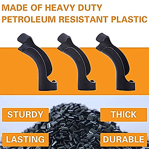Nother Hose Bender for Racing Fuel Jug Utility Container with Perfect Angle Makes Filling Much Easier, Compatible with VP, Sportsman , black