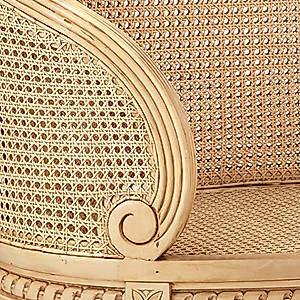 Parisian Oval Rattan Settee