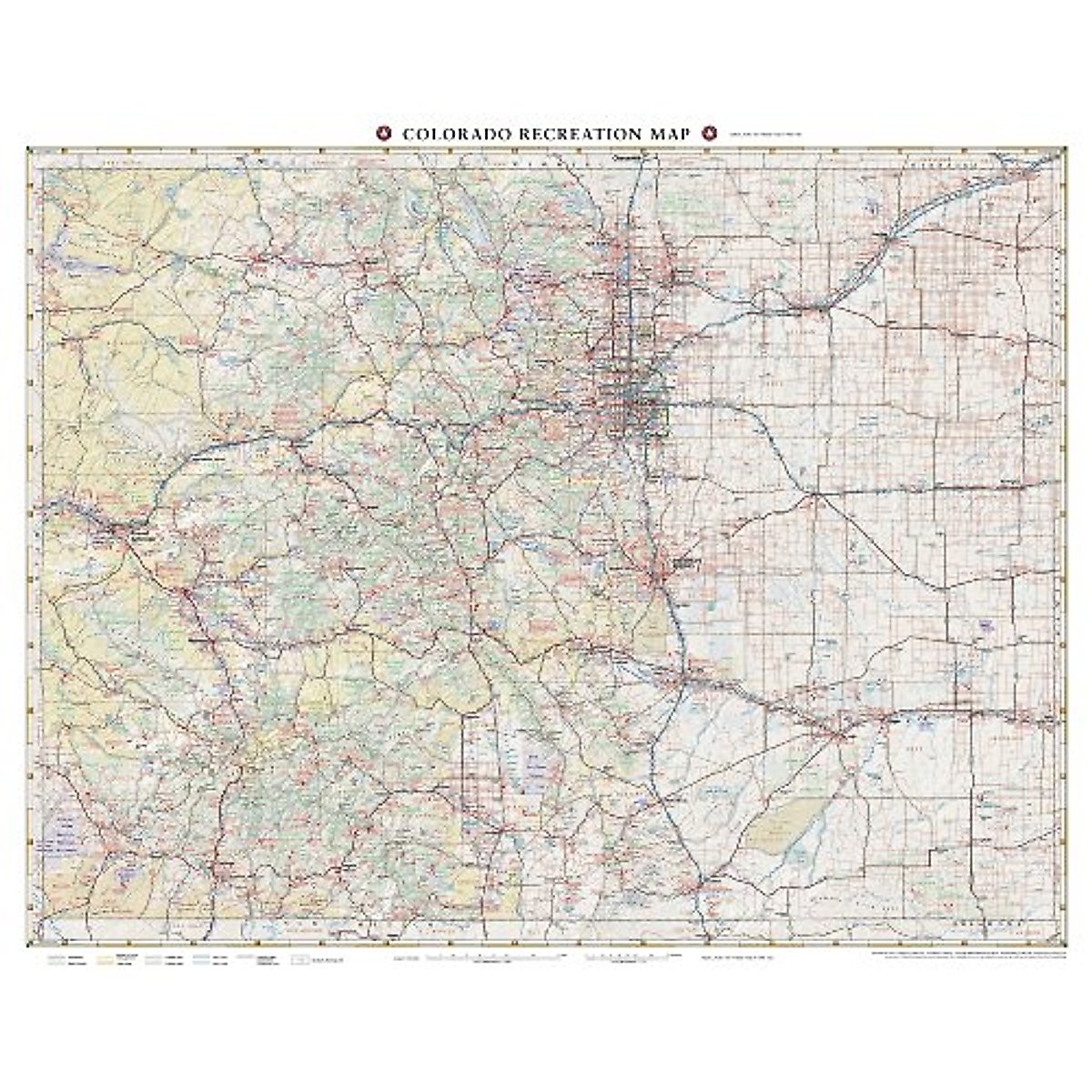 Colorado Recreation Map (Benchmark Maps)
