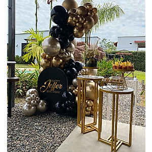 Pink and Blue Balloon Garland Arch Kit, Pink Blue Gold Latex Balloons Gender Reveal Balloons for Boys Girls Gender Reveal Baby Shower Decorations