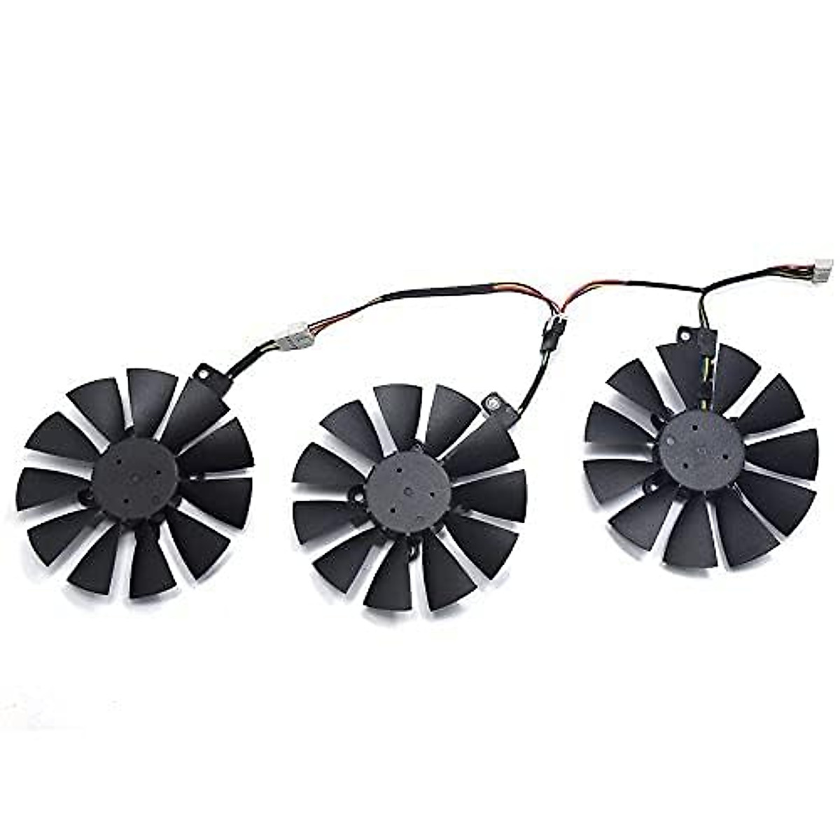 inRobert PLD09210S12HH Video Card Cooling Fan for ASUS STRIX R9 390X 390 RX480 RX580 GTX 980Ti 1060 1070 1080 Graphic Card (Fan-3pcs)