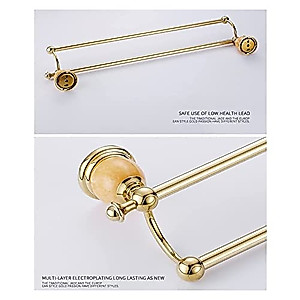 Towel BAR Rack Towel Rail for Bathroom,European-Style Double-Bar Hand Towel Holder,Bath Hand Towel Holder,Bathroom Double Rack,Antique Hanging Towel Bar/56Cm (Color : 66cm, Size : Christmas Reindeer