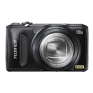 FUJIFILM FinePix Digital Camera F300EXR (Black) F FX-F300EXR B 12MP CCD 15x Optical Zoom Wide angle24mm 3.0-inch Display - International Version