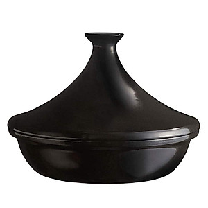 JINXIU Casserole Large Lead Free Cooking Tagine, Ceramic Pots with Lid for Different Cooking Styles High Temperature Resistance Compatible with All Cooktops (Color : #1)