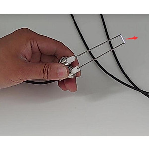 MENSI Gas Grill Stove Ignition Electrode Spark Plug 36" with High Temperature Resistance Leads DIY Igniter Sparker Pack of 2