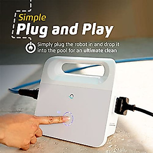 Dolphin Explorer E30 Robotic Pool Vacuum Cleaner with Wi-Fi Control — Large Capacity, Top Load Filter Basket is Simple to Clean — Powerful Suction Captures Small Debris — Ideal for All Pool Types