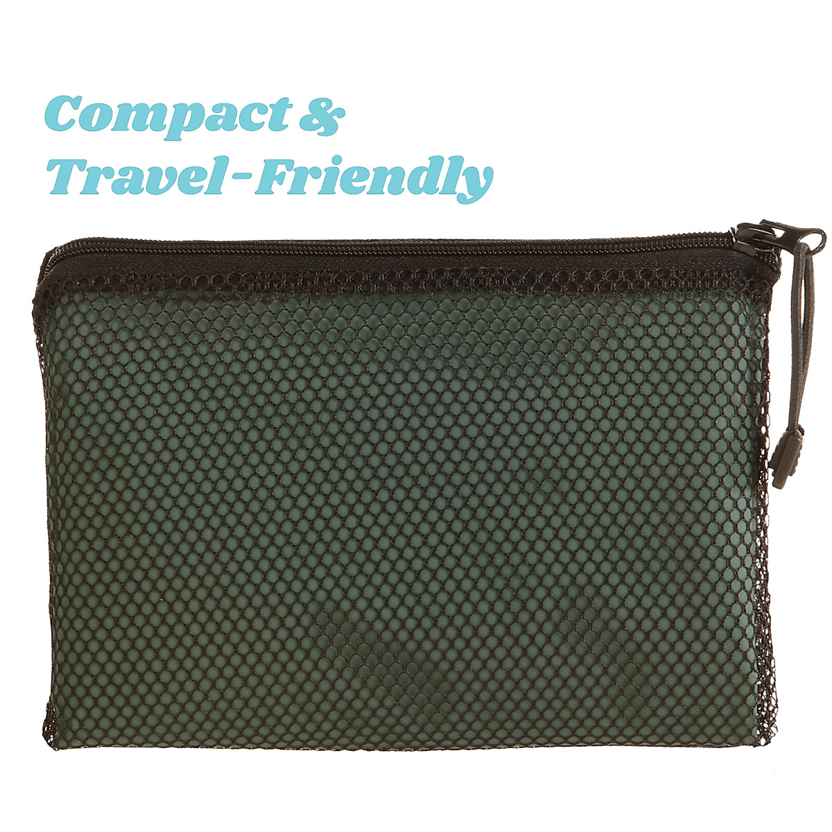 Totes Reusable, Compact & Travel-Friendly, Pullover Hood, Easy Snap, Lightweight, Hunter, One Size