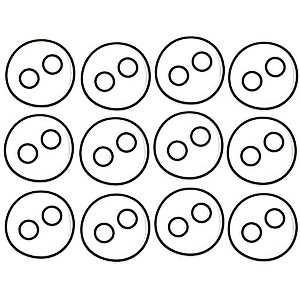 (12 Sets, 36 Pcs) Replacement Valve Cover & Shaft O-Rings for Jandy NeverLube/Pentair Valves (Part Numbers O-515-KIT-9, 1132/51016200 and R0487100/192039/O-158) and Hayward PSV valves (P/N: PSXVZ2A)