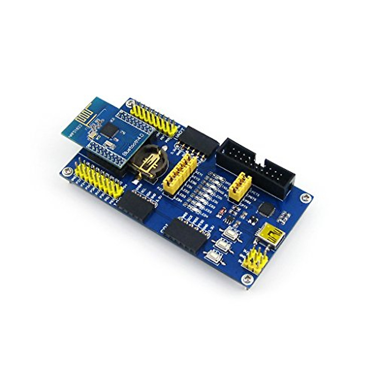 Waveshare BLE4.0 NRF51822 Module 2.4G Wireless Communication Module Mother Board Expansion Development Board Kit
