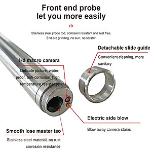 ZWJABYY Artificial Insemination Gun Instrument Cow Visual Endoscope Sperm AI Gun Artificial Insemination Device Deferens Veterinary Breeding Kit,Cattle