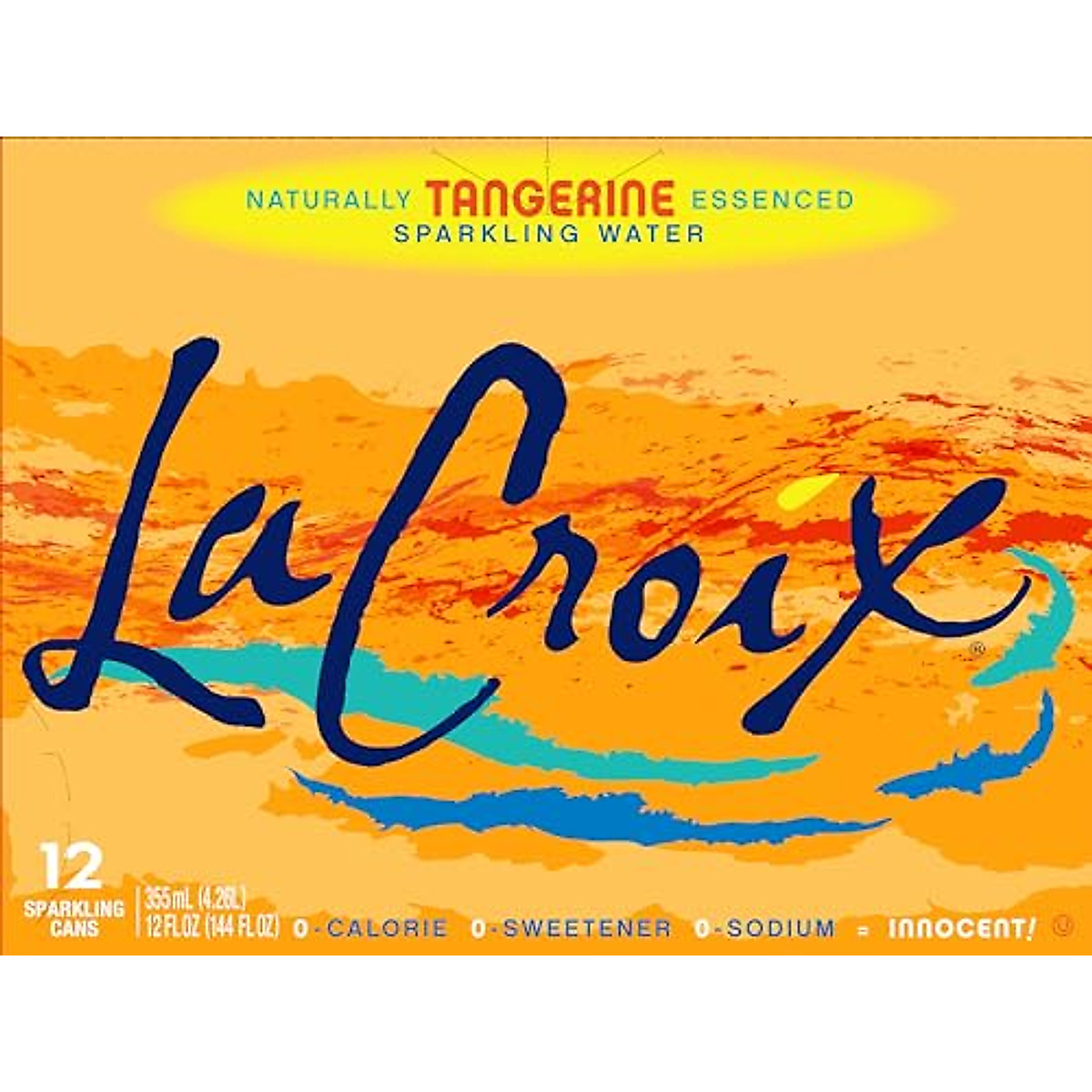 LaCroix Sparkling Water, Tangerine, 12 Fl Oz (pack of 12)