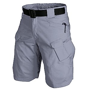 Cargo Combat Short Workout Hiking Camping Tactical Multi-Pocket Men's Lightweight Shorts