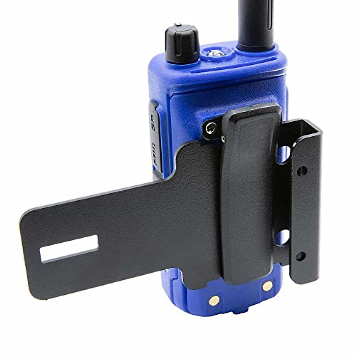 Rugged Single Side Radio & Hand Mic Mount for V3 RH5R RDH16 R1 GMR2 and Baofeng Handheld Radios