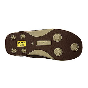 Deer Stags Boy's Lil Spike Slipper, Green/Camo, 6 Big Kid