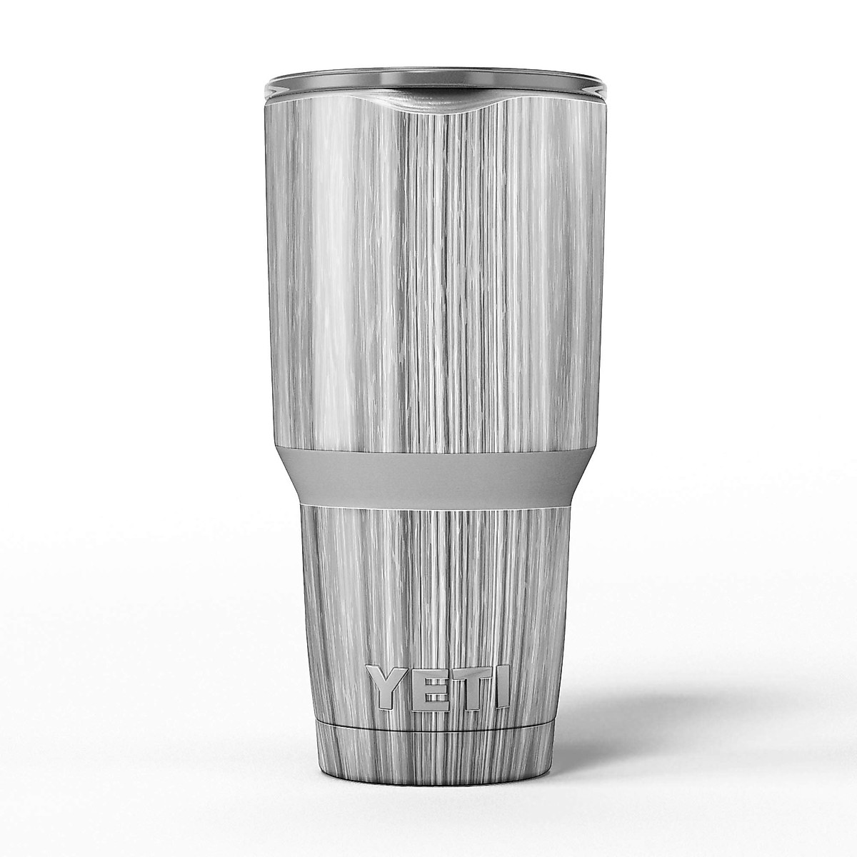 Design Skinz Textured Gray Dyed Surface - Skin Decal Vinyl Wrap Kit Compatible with The Yeti Rambler Cooler Tumbler Cups