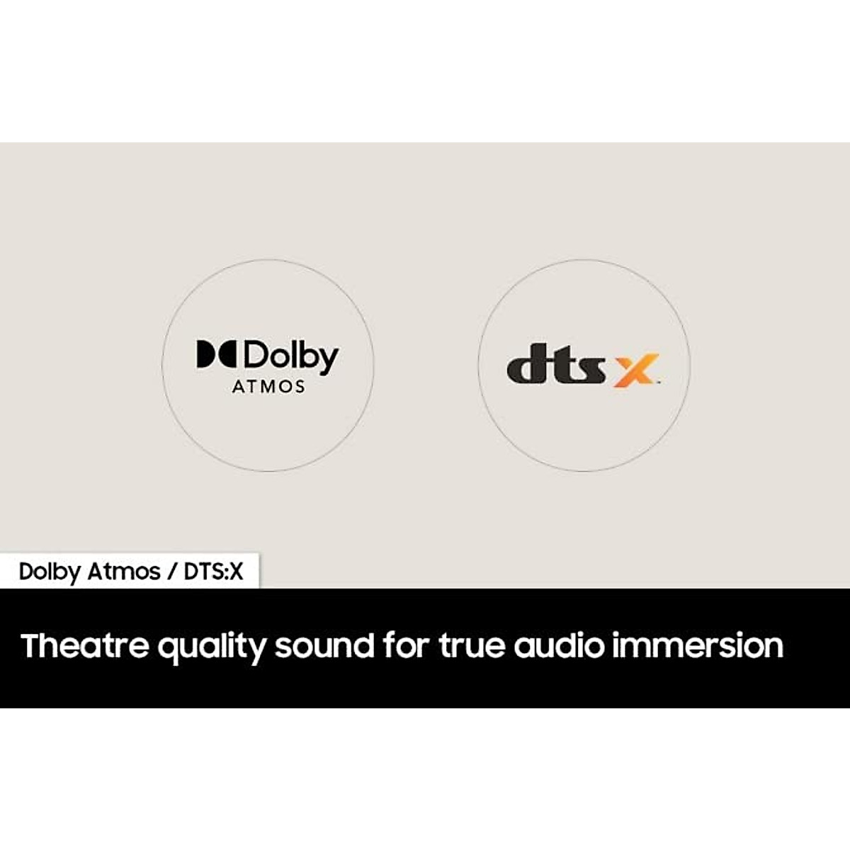SAMSUNG HW-B550/ZA 2.1ch Soundbar w/Dolby Audio, DTS Virtual:X, Bass Boosted, Subwoofer Included, Adaptive Sound Lite, Bluetooth Multi Device Connection, Wireless Surround Sound Compatible, 2022