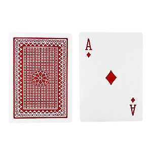 Super Z Outlet Giant Jumbo Deck of Big Playing Cards Fun Full Poker Game Set - Measures 8-1/4" x 11-3/4"