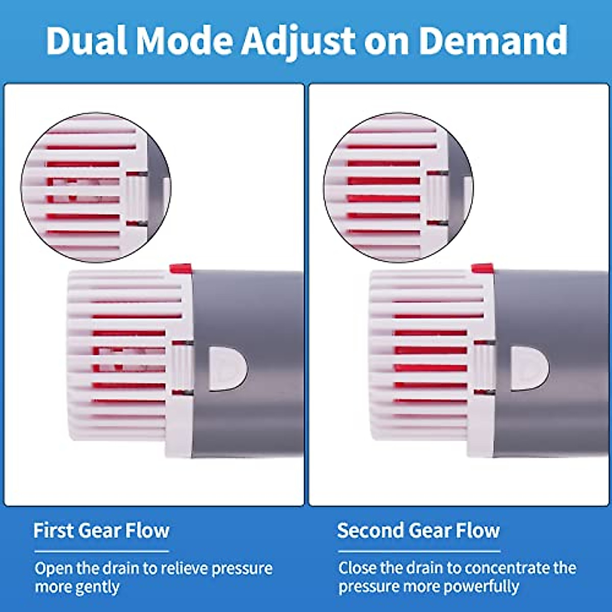 Aquarium Wave Maker,CHERLAM Circulation Pump 360° Rotating,1981GPH Powerhead Submersible Water Pump for FIsh Tank,Mini Water Circulation Device