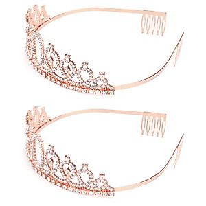 CIEHER 60th Birthday Gifts for Women,60 Birthday Crown + 60 & Fabulous Sash,60th Birthday Decorations Women,60th Birthday Cake Topper