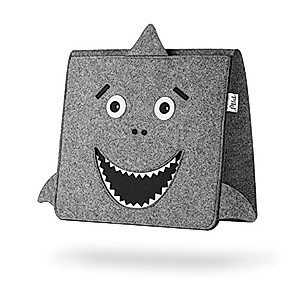 Shark Bedside Caddy Hanging Organizer Baby Shark Decor Boys Room Decor Bunk Bed Caddy for Top Bunk Bed Accessories Kids Room Decor Kids Room Organizers and Storage Bedroom Nursery Bedside Organizer