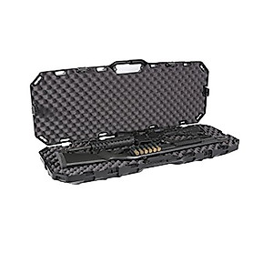 Plano 42” Tactical Series Long Gun Rifle Case, Black, Gun and Accessory Storage with Internal Locking Protective Foam, Hard Double Gun Case for Rifle or Shotgun