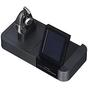 Jabra Motion Office MS Certified for Skype for Business Bluetooth Headset with Touch Screen Base for Desk Phone, VoIP Softphone, Mobile Phones and Tablets