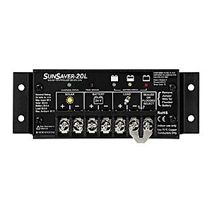 Morningstar Sunlight 20A PWM Solar Lighting Controller (SL-20L-24V)