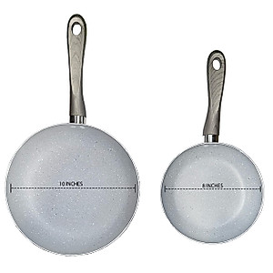 Sonoma Non-stick Fry Pan Set - 8 inch & 10 inch, Saute Pan, Premium Pan set, Aluminum Cookware