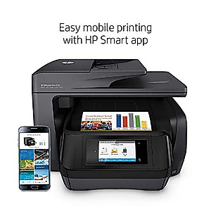 HP OfficeJet Pro 8720 All-in-One Wireless Printer, HP Instant Ink or Amazon Dash replenishment ready - Black (M9L74A)