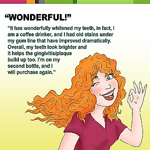 The Natural Dentist Whitening Antigingivitis Rinse, Clean Mint,16.9 Fl Oz (Pack of 2)