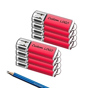 USB Flash Drives Customized 4GB USB Drive Rectangle Printed Logo/Name Memory Storage Thumb Drive Zip Drive for Computer Laptop MacBook 100PCS