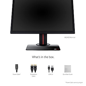 ViewSonic XG2402 24" 144Hz 1ms 1080p FreeSync, ColorX Mode Gaming Monitor HDMI, DisplayPort (Renewed)
